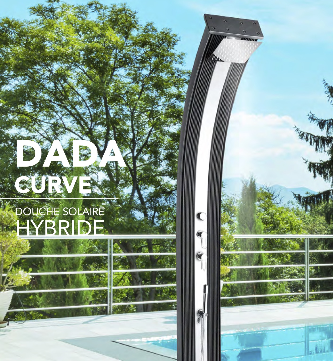 Douches solaires | Douche solaire Dada Curve | Piscine Spa 74 Haute ...